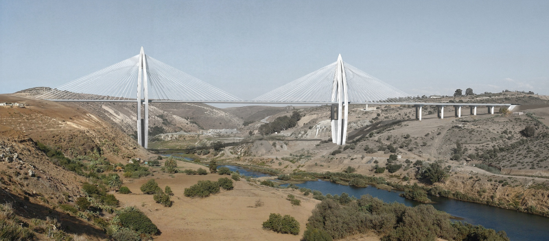 Rabat Beltway Cable-stayed Bridge, Morocco